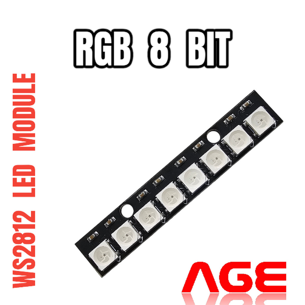 NeoPixel Bar 8 Bit WS2812 RGB LED 8 ดวง | Shopee Thailand