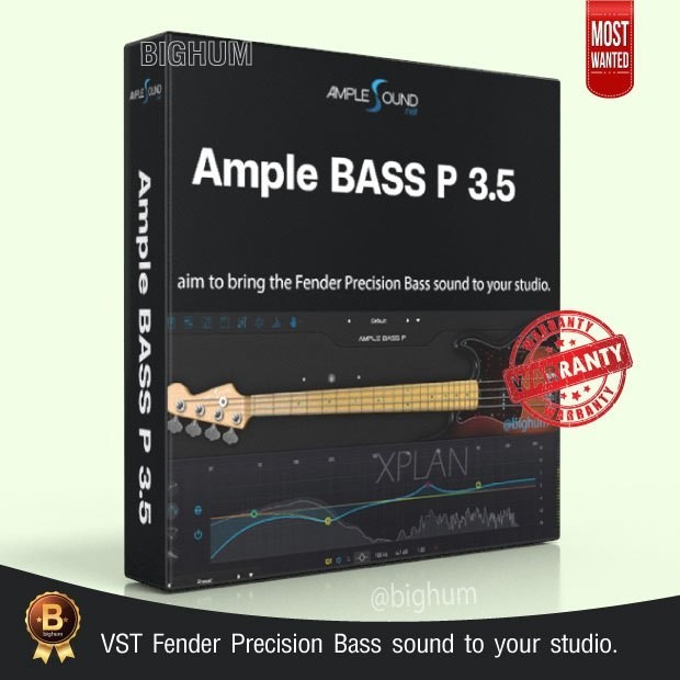 Ample Sound Ample Bass P | 2024 | Full Vst Software win Mac | Shopee Thailand