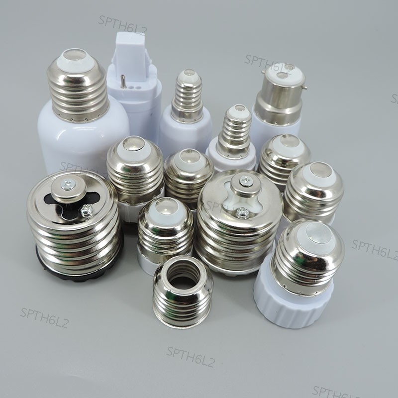 Ac ฐานปลั ๊ กไฟ E27 E40 E14 ถึง E27 GU10 G9 E12 B22 MR16 ผู ้ ถือ Converter อะแดปเตอร ์ ...