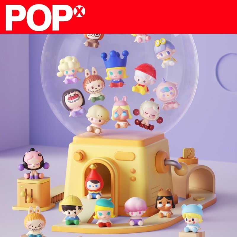 พร้อมส่ง Pop Mart pop bean Sitting posture Series crybaby Pucky Molly ...