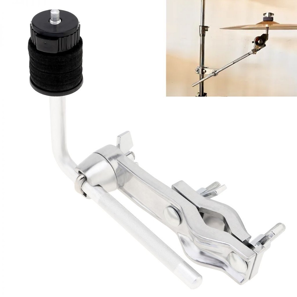 โลหะ Cymbal Stand Holder Extension Mount Clamp กลองชุด Extension Clamp ...