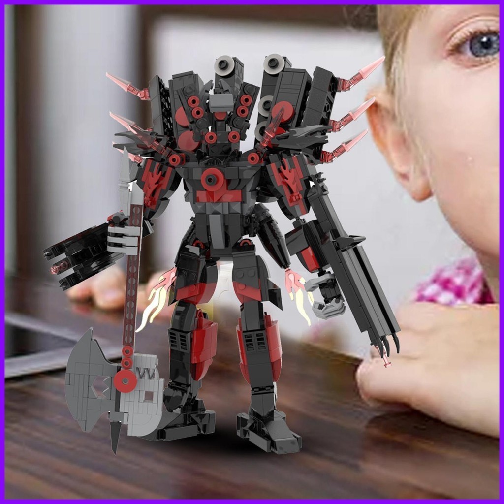 Titan Series Creative Skibidi ห้องน้ําอาคารบล็อกชุดลําโพง Man รุ่น DIY ...