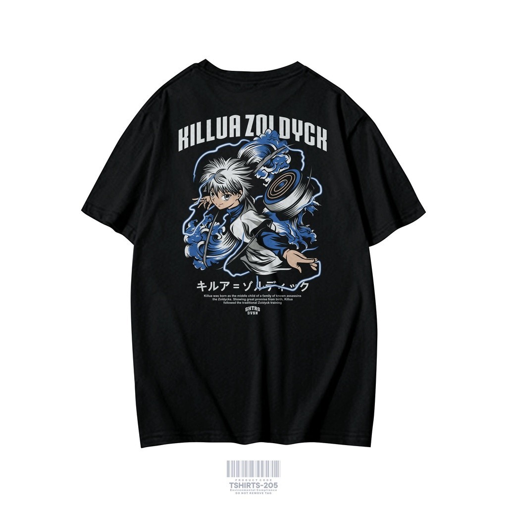 เสื้อยืด DISTRO ANIME SERIES KILUA ZOLDYCK | Shopee Thailand
