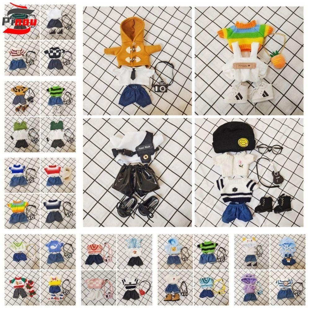 Pinou ชุดเสื้อกันหนาว ผ้าฝ้าย 20 ซม. 20 ซม. 20 ซม. สําหรับตุ๊กตา ...