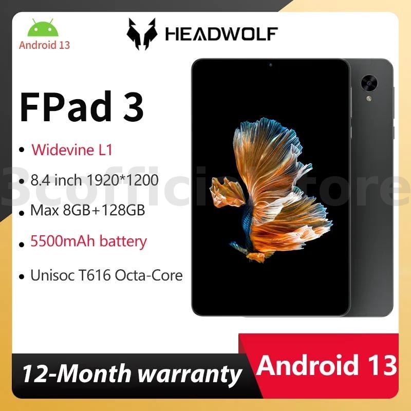 Headwolf FPad3 8 +128GB 8.4 นิ ้ วหน ้ าจอ 5500mAh แบตเตอรี ่ Android 13 แท ็ บเล ็ ต | Shopee ...