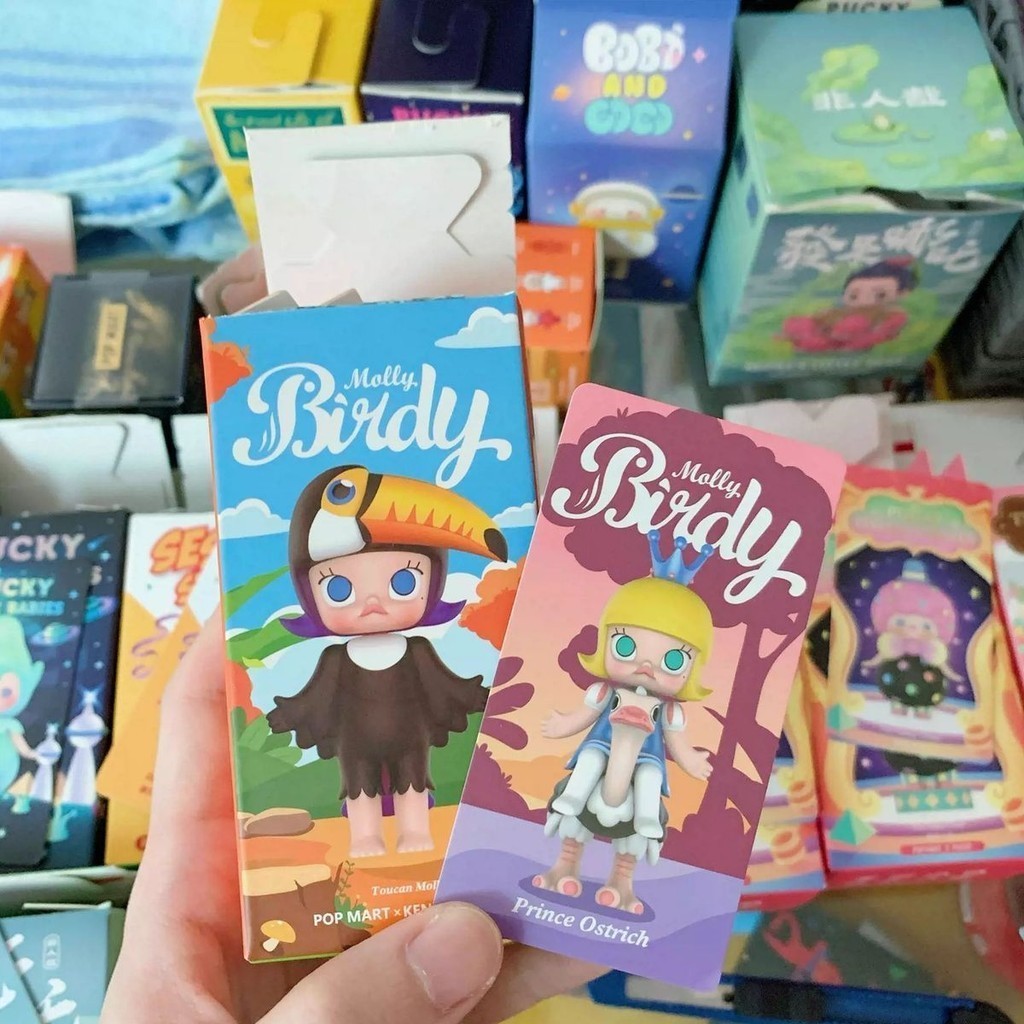 P POP MART ของแท้ MOLLY Bird Series popmart ของเล่นศิลปะอย่างเป็นทางการ ...