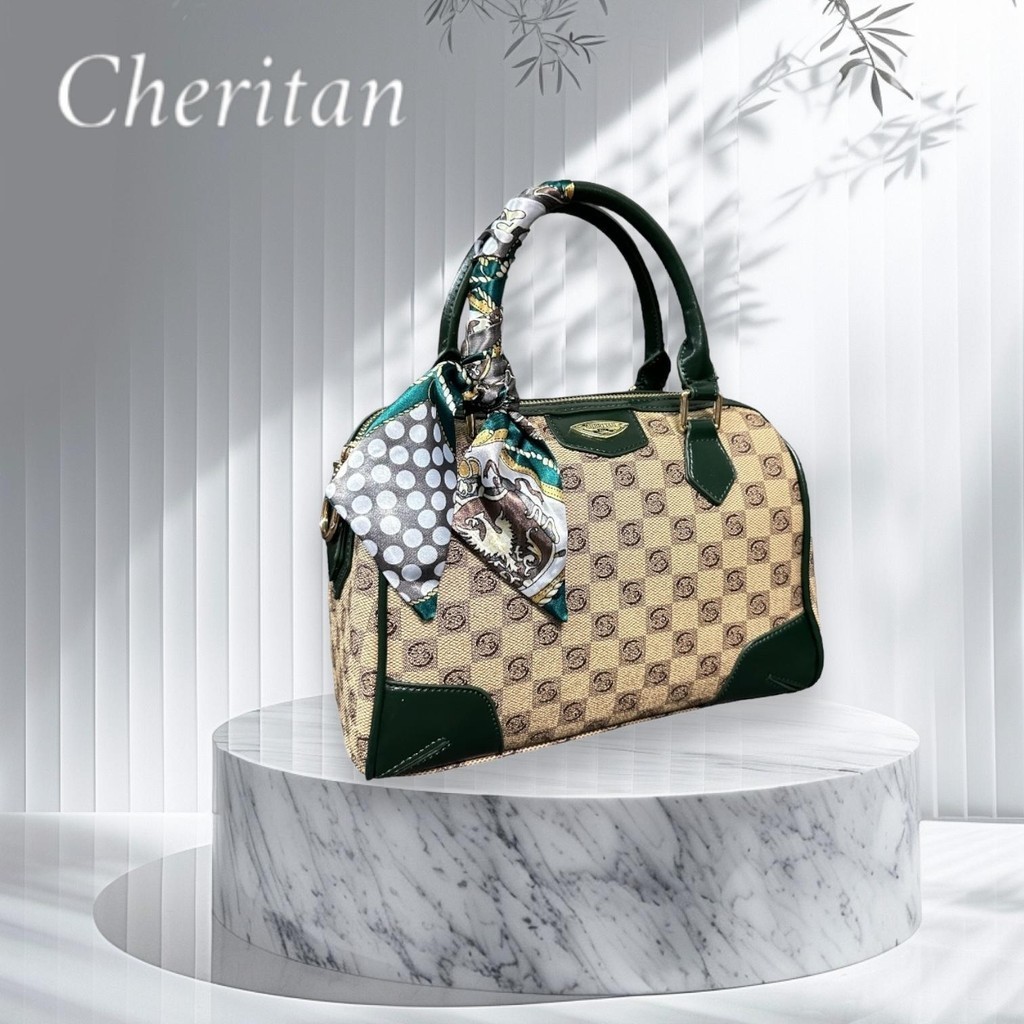 รคาพิเศษ Cheritan กระเป๋าทรงหมอน สะพายข้างได้ เรียบหรู แบรนด์ไทย เชอรี ...