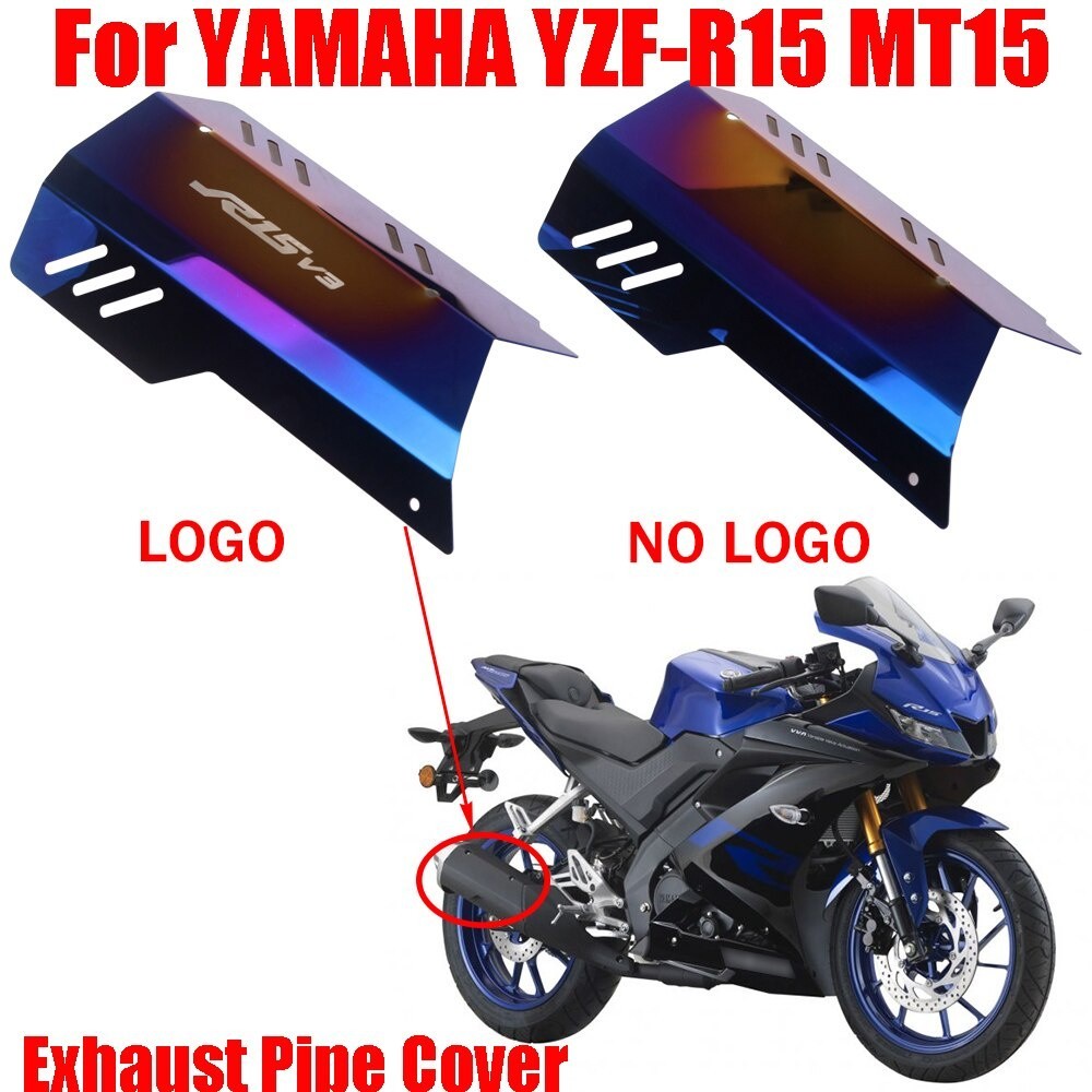 Yamaha YZF R15 R 15 V3 2017-2020 MT15 MT 15 รถจักรยานยนต์ท่อไอเสียท่อ ...