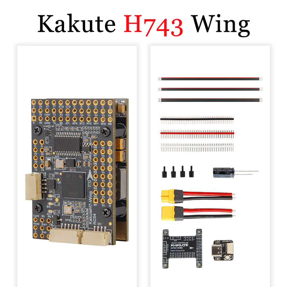 Holybro Kakute H743 Wing INAV Ardupilot Flight Controller 3-8S LIPO ...