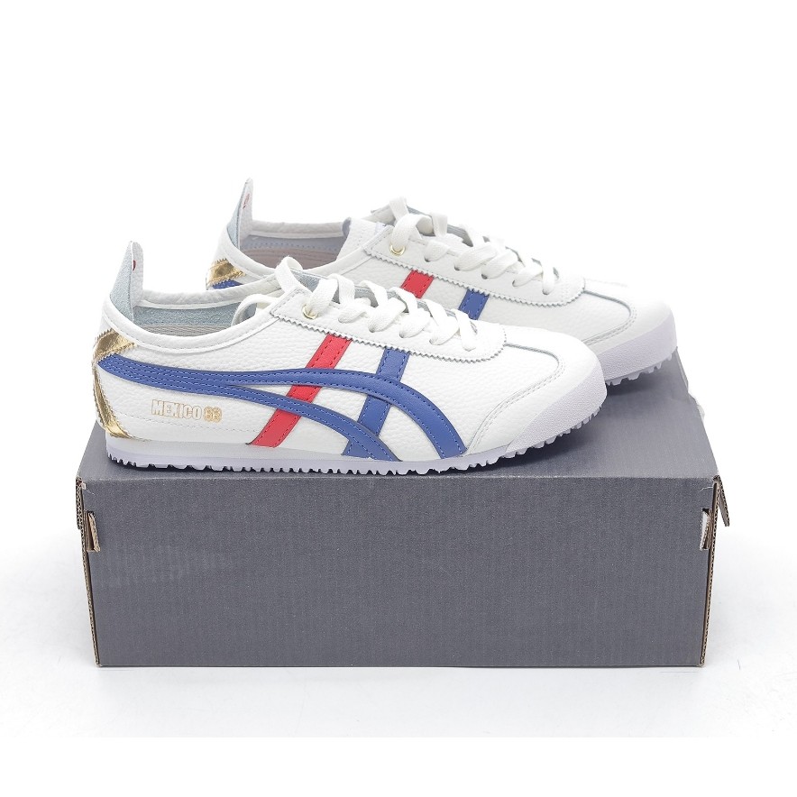 Asics Mexico Mid Runner รองเท้าวิ่งหนังแบบ low-top ลำลอง DL408 1659 ...