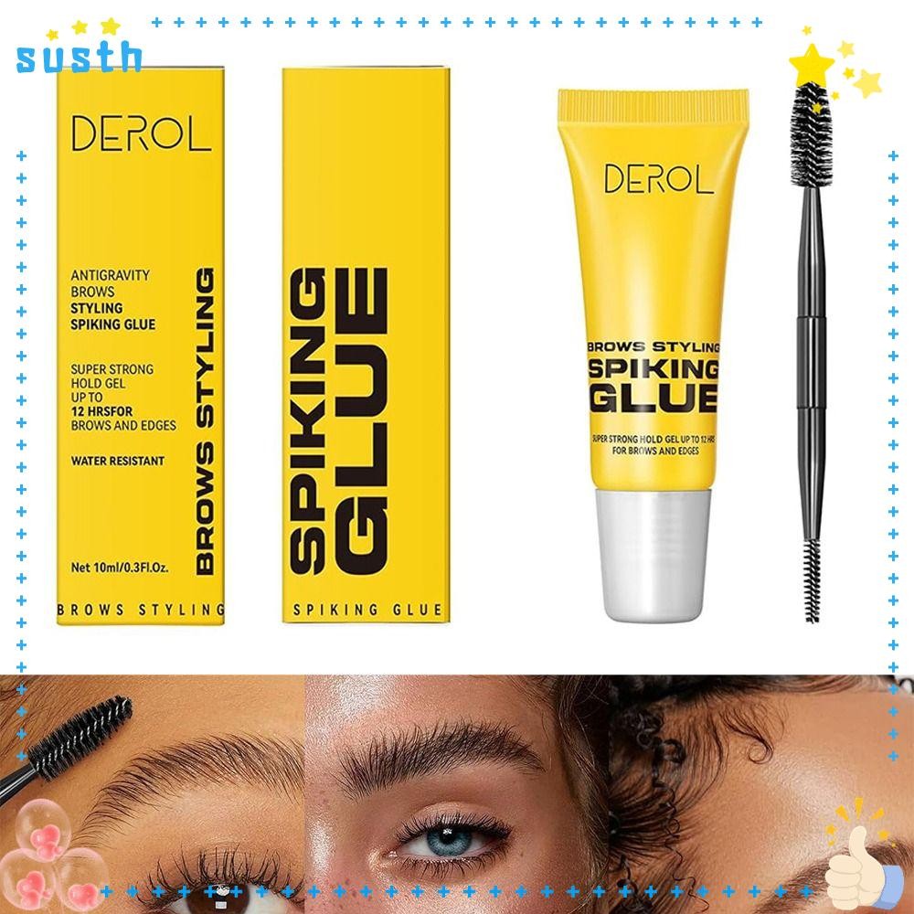 Susth Brow จัดแต่งทรงผมกาว Spoke, กันน้ําเหงื่อหลักฐานคิ้วการตั้งค่าเจล ...