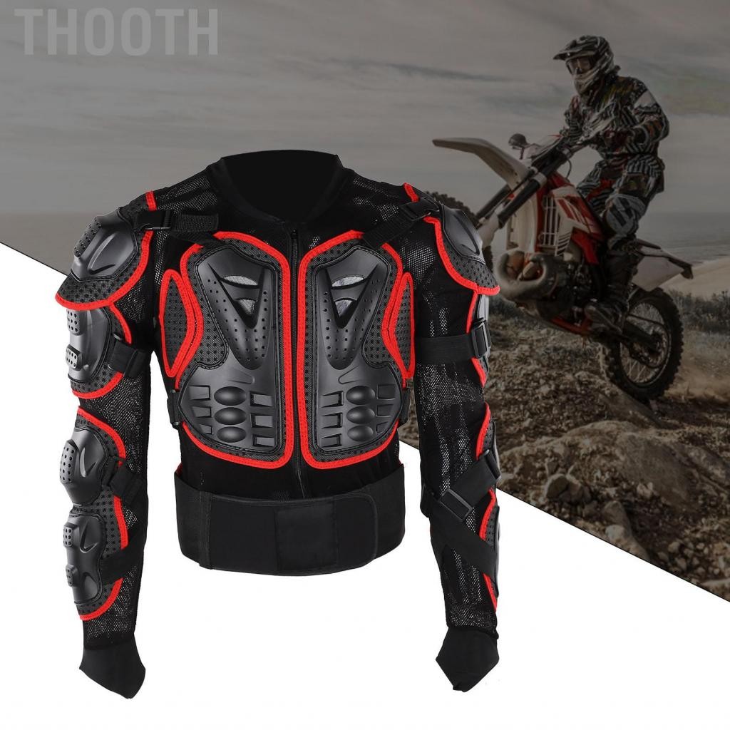 Thooth Ritoeasysports เสื้อเกราะเต็มชุดเกราะป้องกันด้วยผ้าระบายอากาศ ...