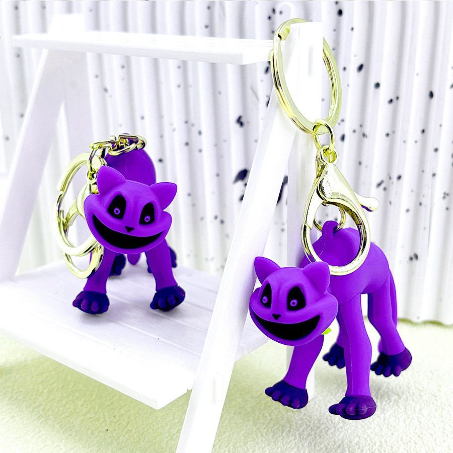 Poppy playtime 3 keychain ยิ ้ ม Critters พวงกุญแจ PVC ปากใหญ ่ มอนสเต ...