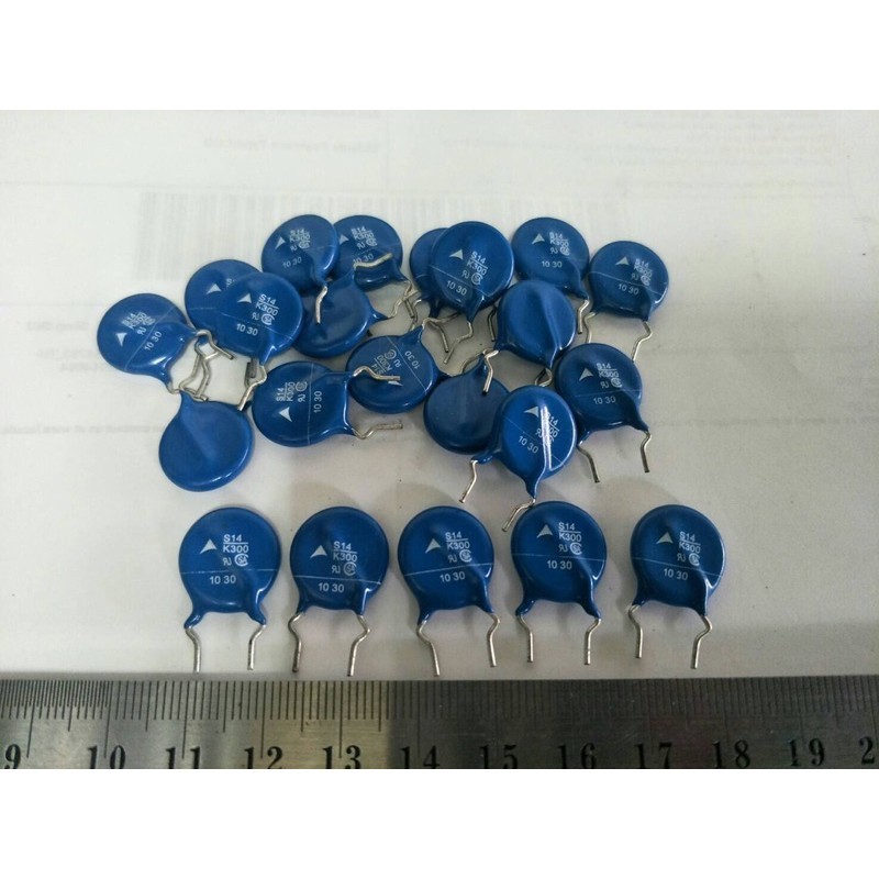 (12ชิ้น) VARISTOR S14K300=470V4.5KA DISC14MM วาริสเตอร์สินค้าใหม่พร้อม ...