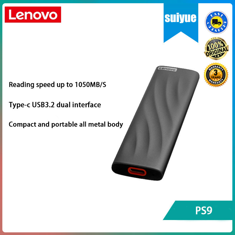 Lenovo PS9 PS10 Mobile Solid State Drive 512GB 1TB 2TB ความจุขนาดใหญ ่ ...