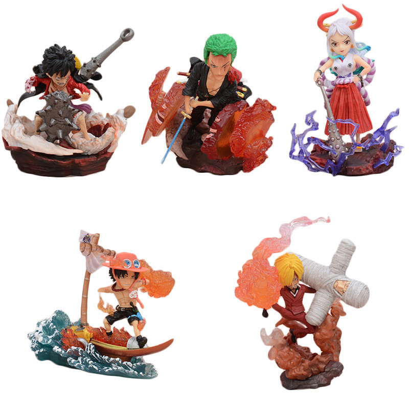One Piece G5 Series Onishima Yamaji Bazaar Sauron Yamato Ace Luffy รูป ...