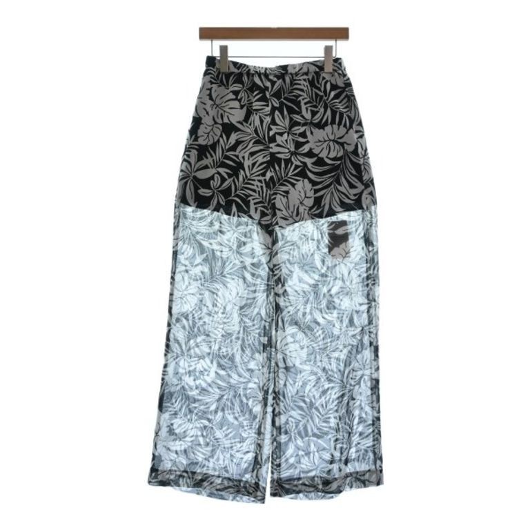 Deuxime Classe CLASS ras MI Pants ผู ้ หญิง สีดํา สีขาว ลายโดยรวม ส ่ ง ...