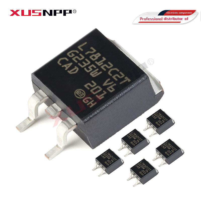 10pcs L7812CD2T TO-263 L7812 7812 TO263 L7812C2T 12V SMD สามตัวปรับ ...