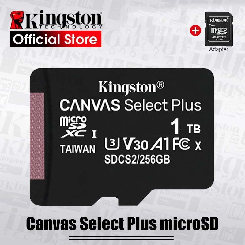 Kingston Canvas Select Plus microSD การ์ด Class10 carte sd memoria 128GB 32GB 64GB 256GB 512G ...