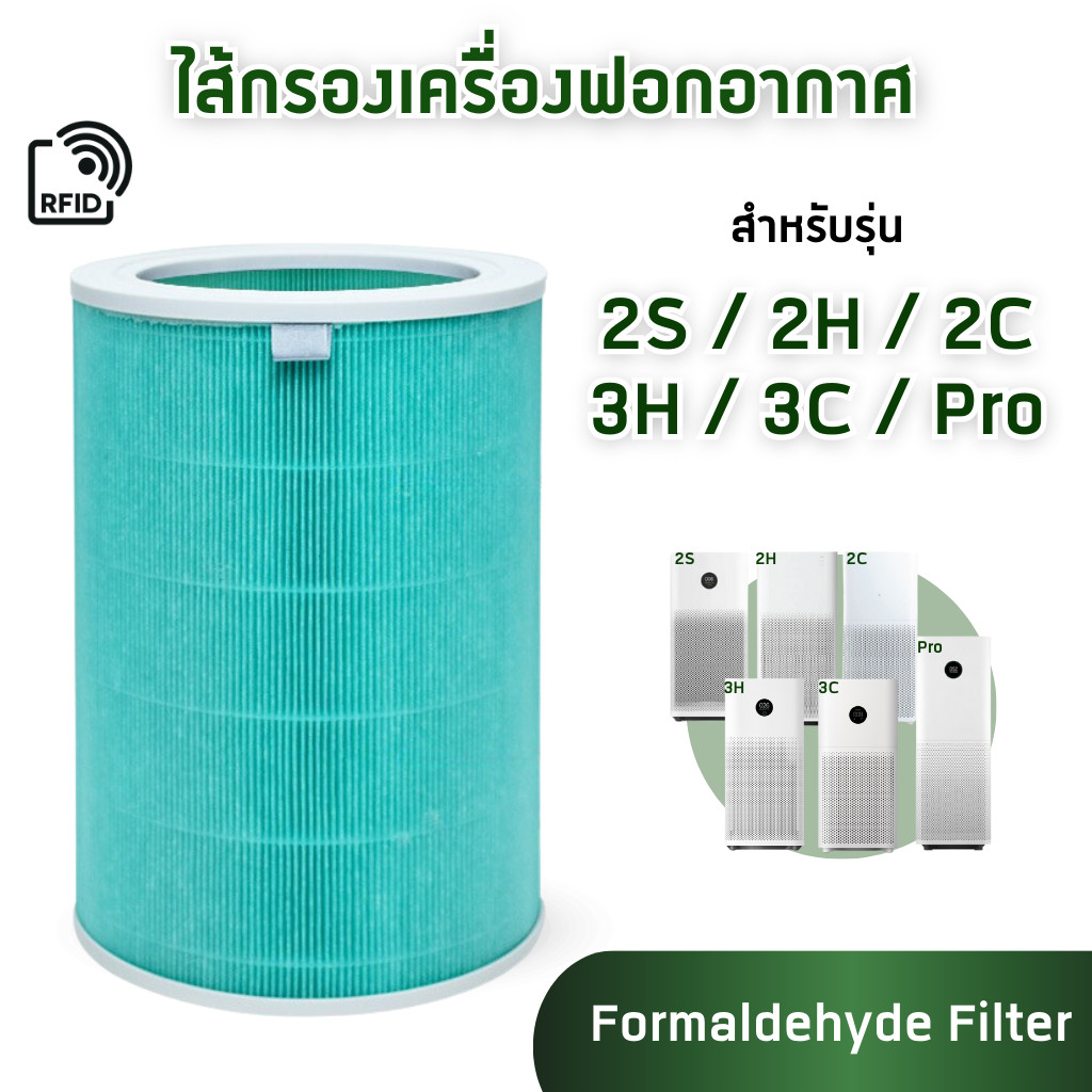 ไส้กรอง สำหรับ Xiaomi เครื่องฟอกอากาศ รุ่น 2S / 2H / 3H / Pro / 2C / 3C ...