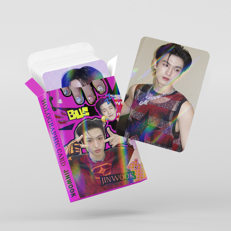 30-132pcs BUS No-Status Status Photocards เลเซอร์โฮโลแกรม Lomo Card ...