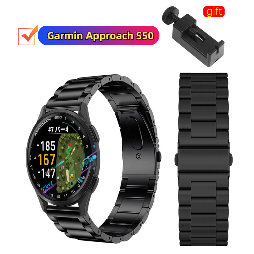 สาย Garmin Approach S50 สายโลหะสําหรับ Garmin Approach S50 สายนาฬิกา ...