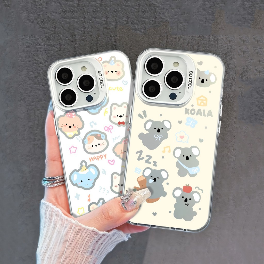 Happy Koala พิมพ์กรณีเย็น redmi a3 6a 5a 9t 9c 9a a1 a2 10 4g 10c 12 4g ...