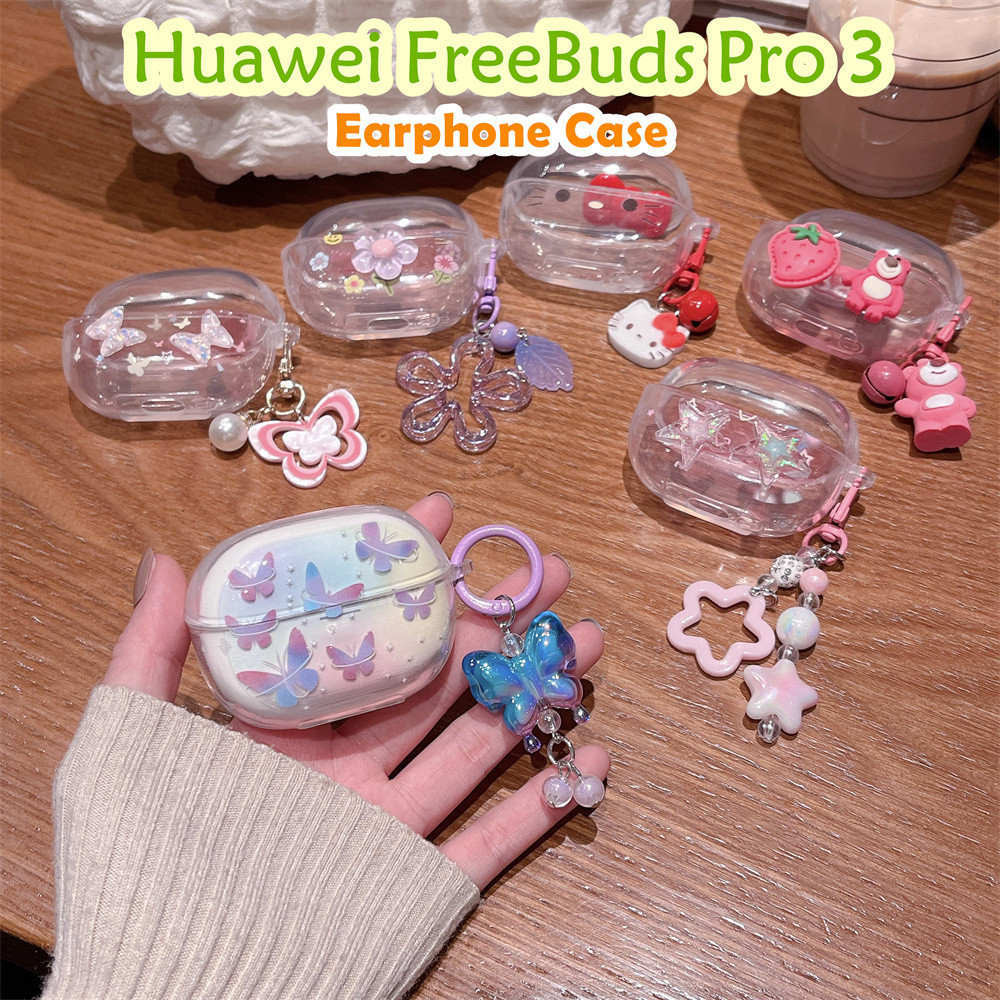 READY STOCK!นําไปใช้กับ Huawei FreeBuds Pro 3 เคส Case เคสหูฟัง การ์ตูน ...