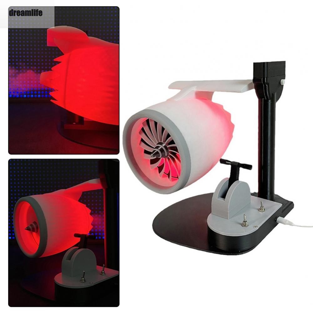 เดสก์ท็อป USB Turbo Fan Engine Portable Jet Engine Humidifier สีแดง 3D ...