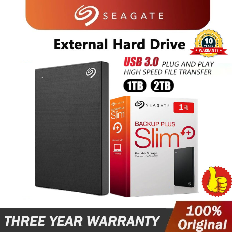Seagate ฮาร์ดไดรฟ์ภายนอก USB 3.0 HDD Enclosure แบบพกพา 2.5 "ฮาร์ดไดรฟ์ ...