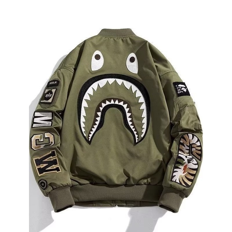 Baseball uniforms for men and women Vintage men's loose bomber jacket ...