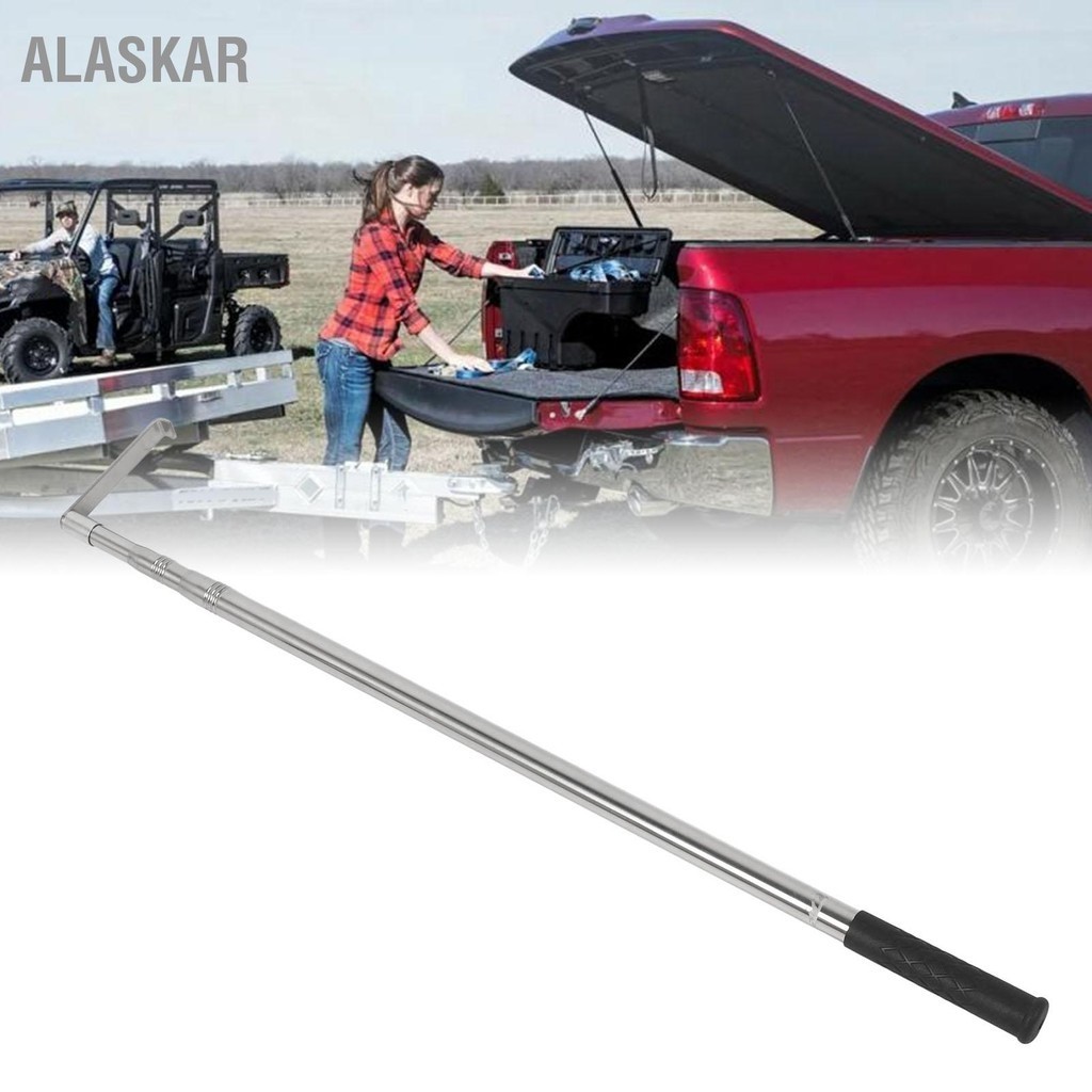 ALASKAR Cargo Retriever สแตนเลสพร้อม L J Hook Truck Grabber Reach Tool ...