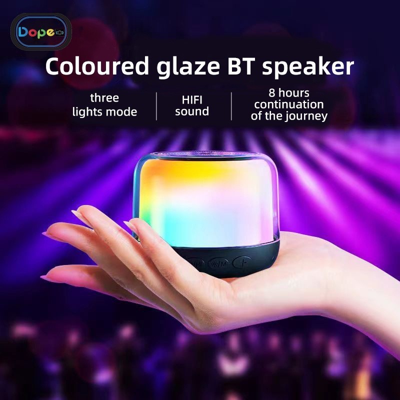 Dope Mini RGB Speaker Coloured Glaze ลำโพงบลูทูธ5.0 | Shopee Thailand