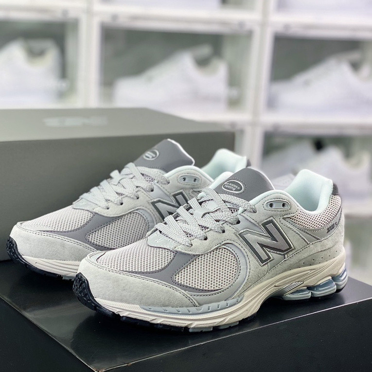New Balance 2002R สีเทาต่ําคลาสสิกสบายๆกีฬา Unisex รองเท้าวิ่งรองเท้า ...