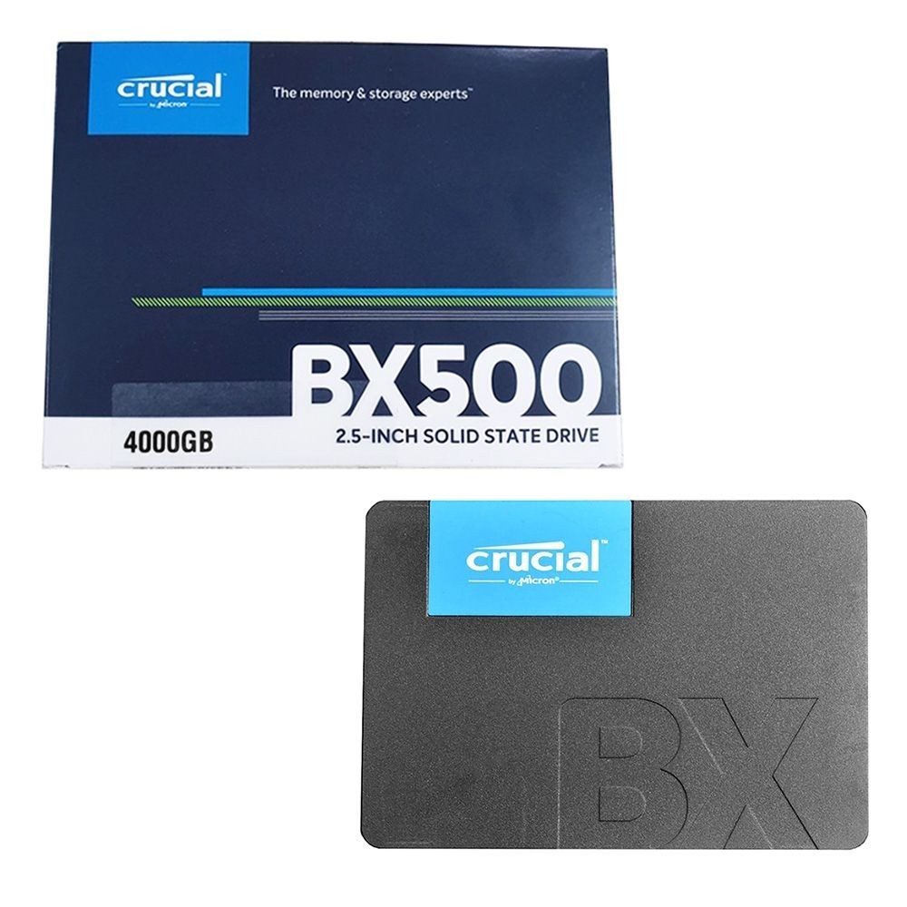 Crucial BX500 4TB SATA III 2.5-inch SSD (CT4000BX500SSD1), for PC ...