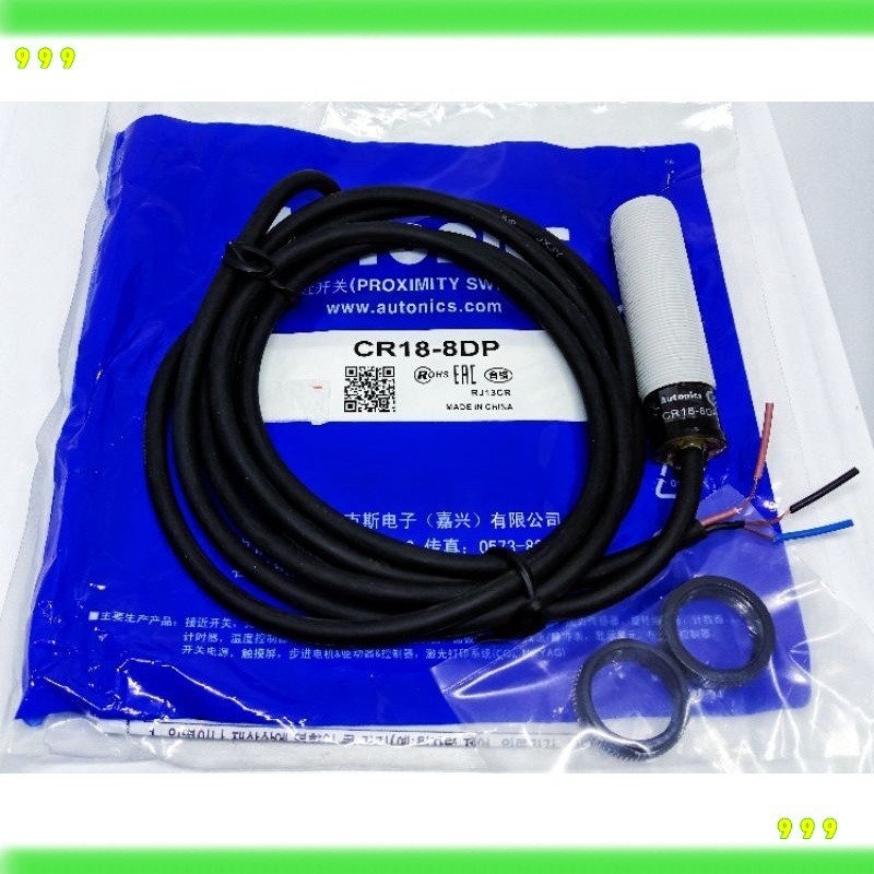 เซ็นเซอร์ CR18-8DP. Capacitive Proximity sensor Size M18 3สาย ชนิดPNP ...