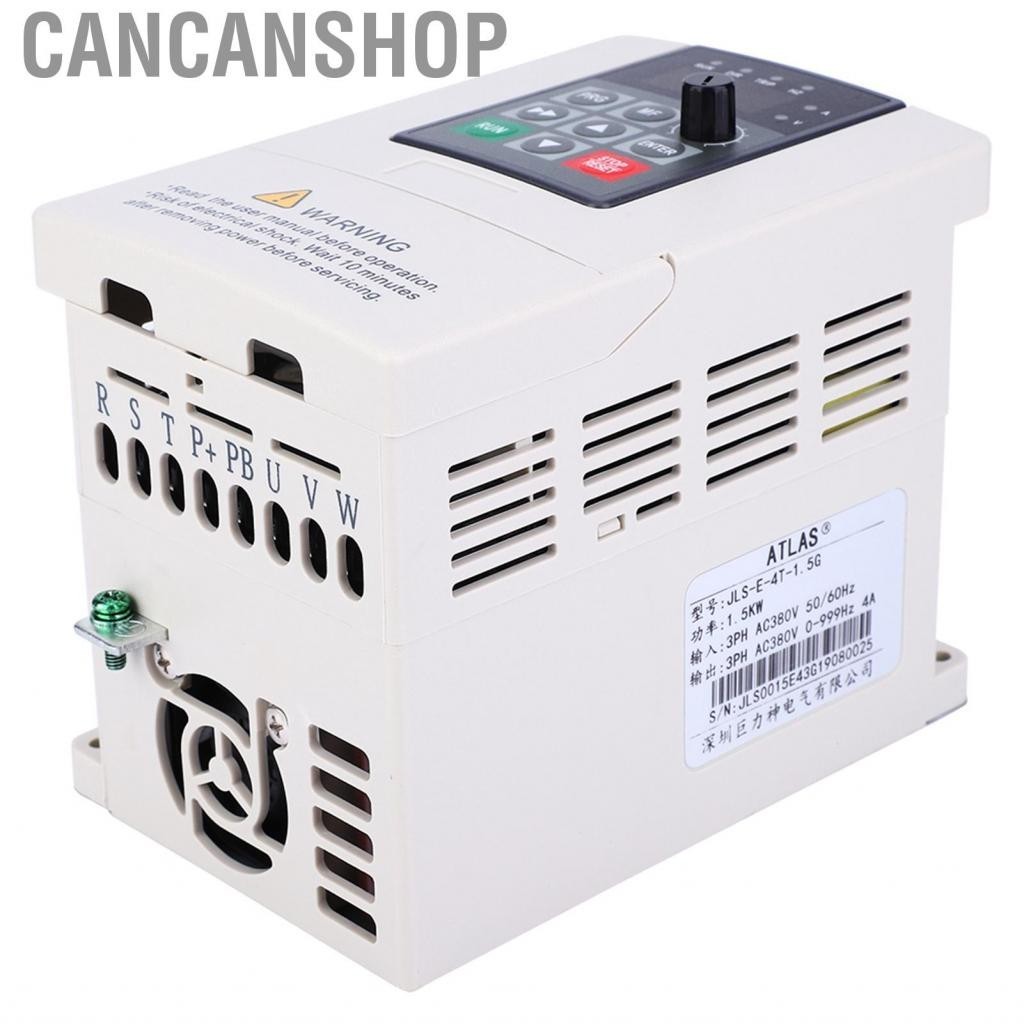 Cancanshop Frequency Inverter 1.5KW-7.5KW VFD Variable Converter Drive 3-Phase 380V Input and ...
