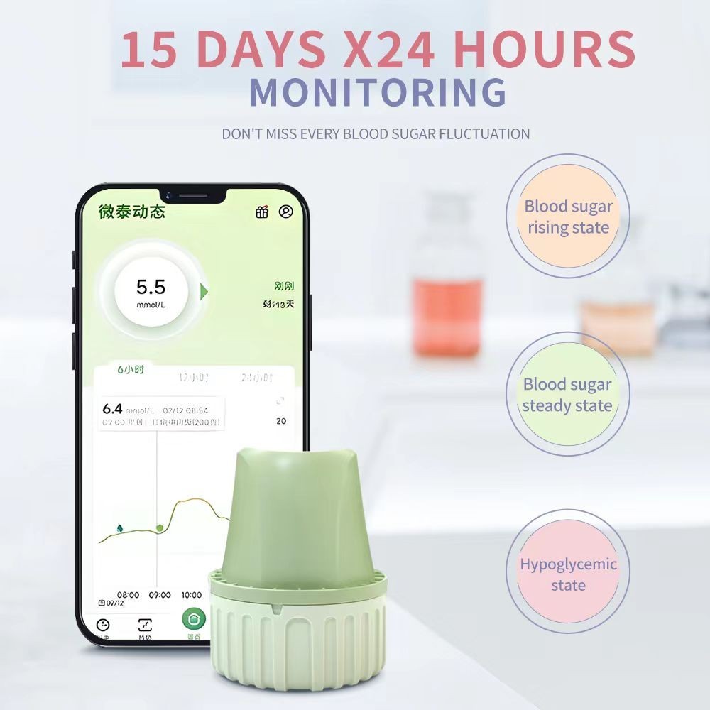 LinX Dynamic Blood Glucometer CGM Sensor Freestyle Libre สวมใส ่ ระบบ ...