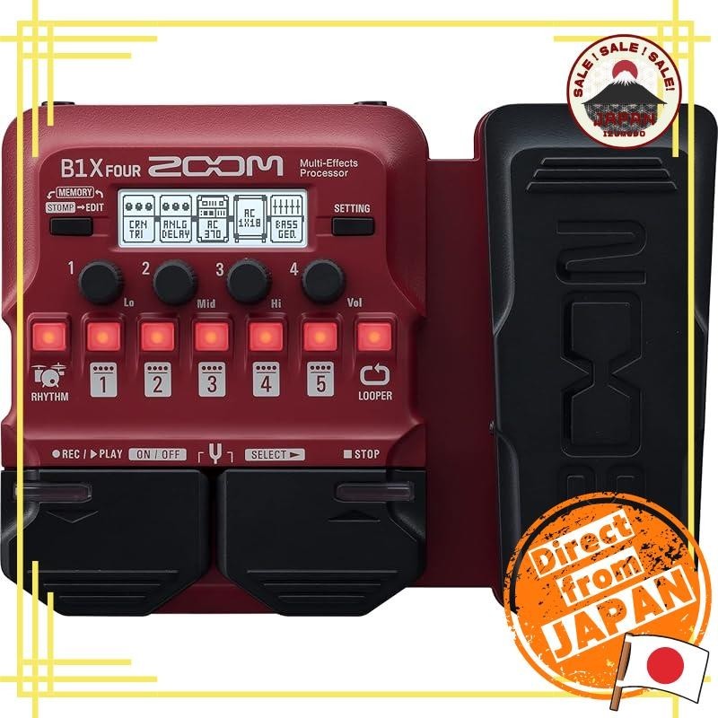 ZOOM Zoom Bass Multi-Effects Pedal B1X FOUR | Shopee Thailand