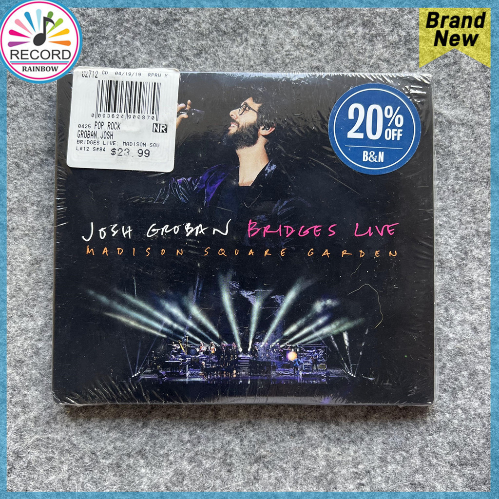 Josh Groban BRIDGES LIVE: MADISON SQUARE GARDEN Original CD+DVD Album ...