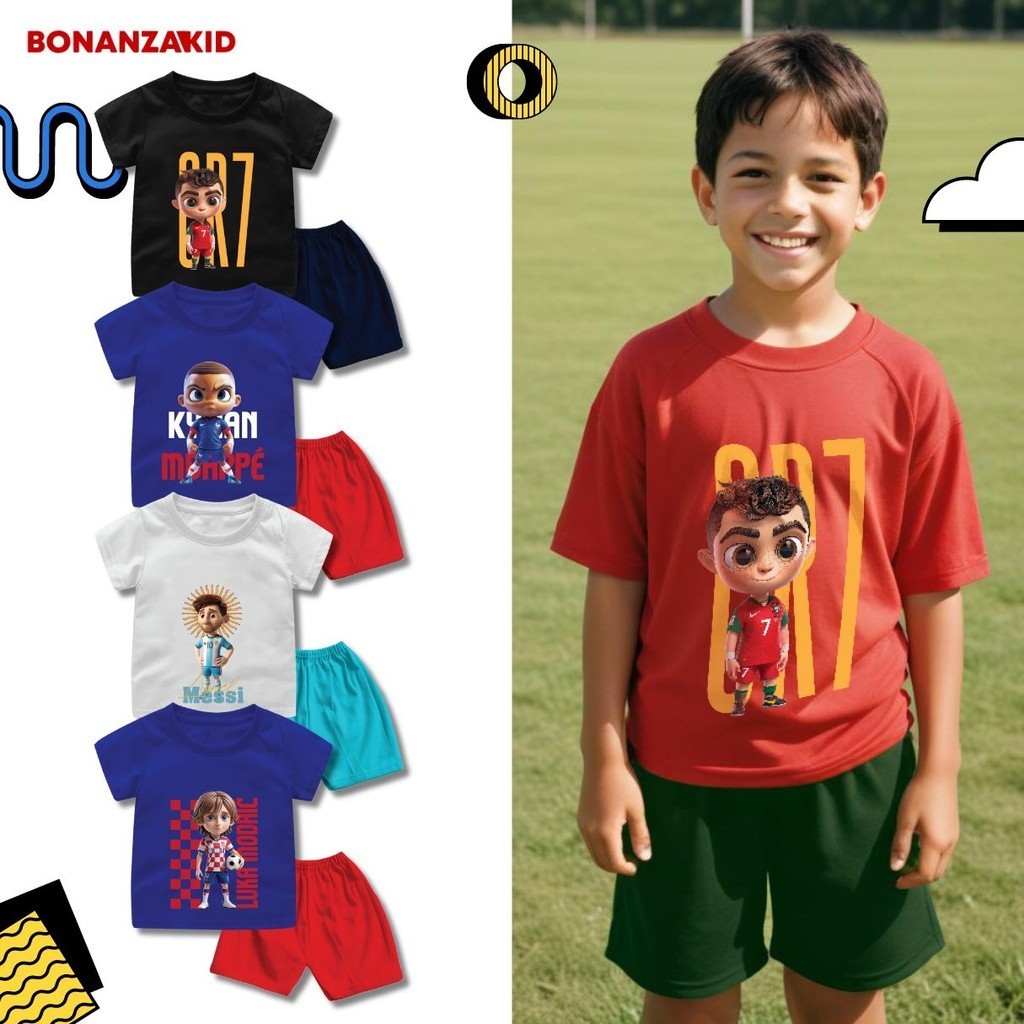 Katun Baby And Children Short Suit Series Top Player Soccer อายุ 6 ...