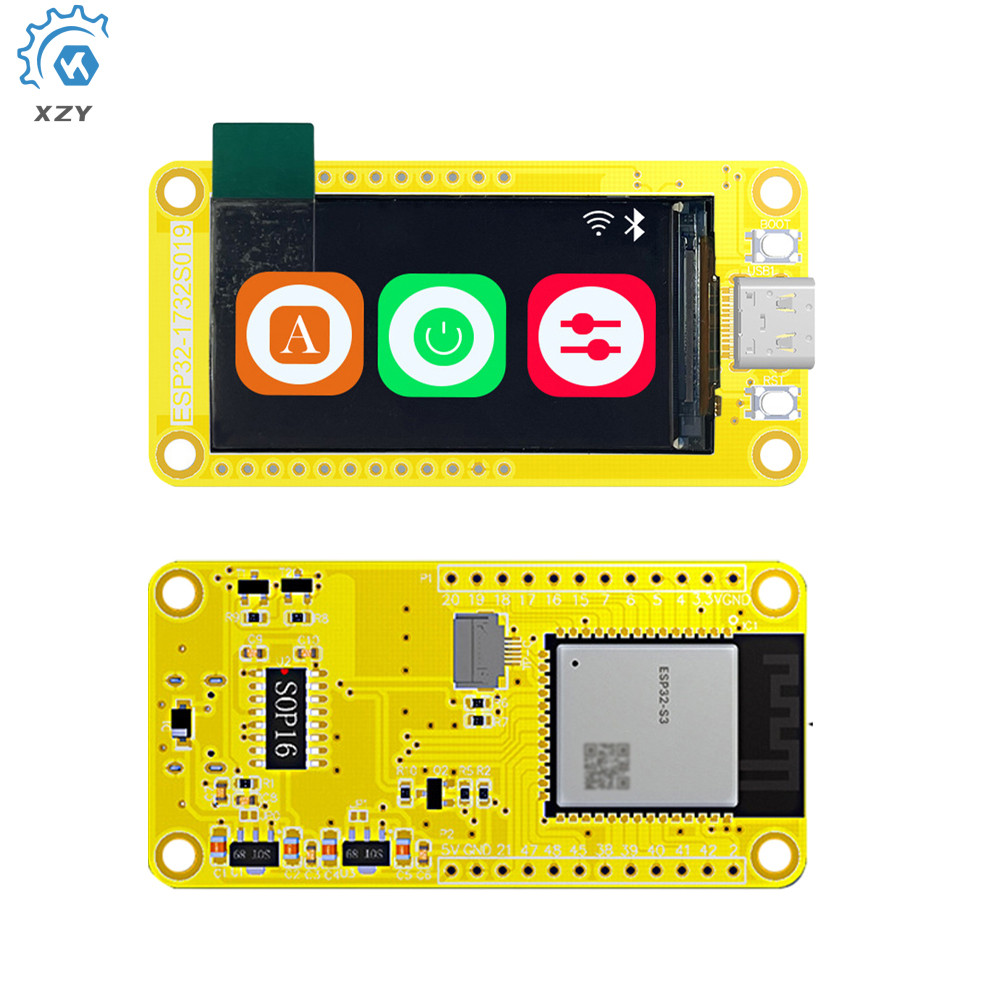 Esp32 S3 บอร์ดพัฒนา WIFI บลูทูธ 1.9 นิ้ว ST7789 170*320 ความละเอียด TFT ...