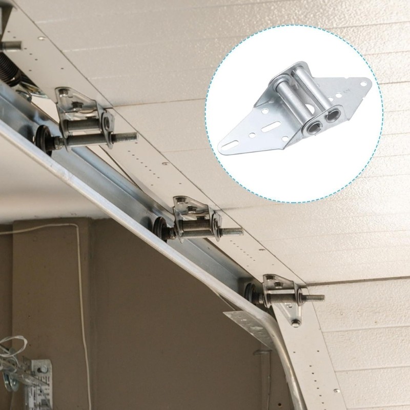 SPT * 6 ชิ้นบานพับประตูโรงรถสแตนเลสชุบสังกะสีเสร็จสิ้นอุปกรณ์เสริมพร้อม ...