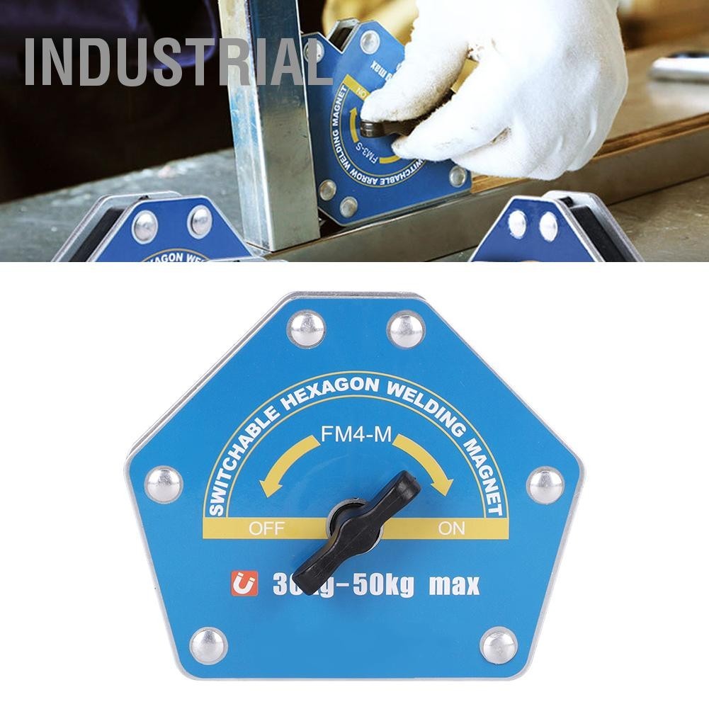 Industrial ตัวระบุตำแหน่งการเชื่อมแบบแม่เหล็กสลับได้ Hex Strong Multi Angle ดูด 30-50 กก. FM4 M ...