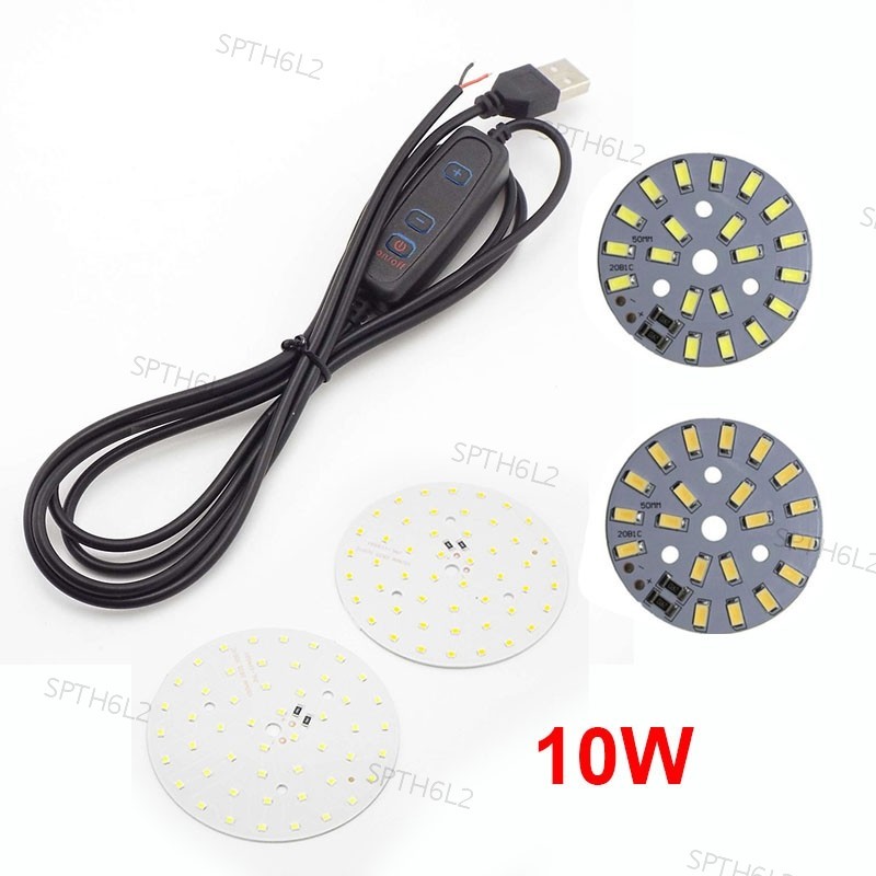 Diy สีขาว Warm Light Dimmable LED Chip ลูกปัด 10W หลอดไฟแหล่งกําเนิดแสง SMD 5730 แสงสีเดียว ...