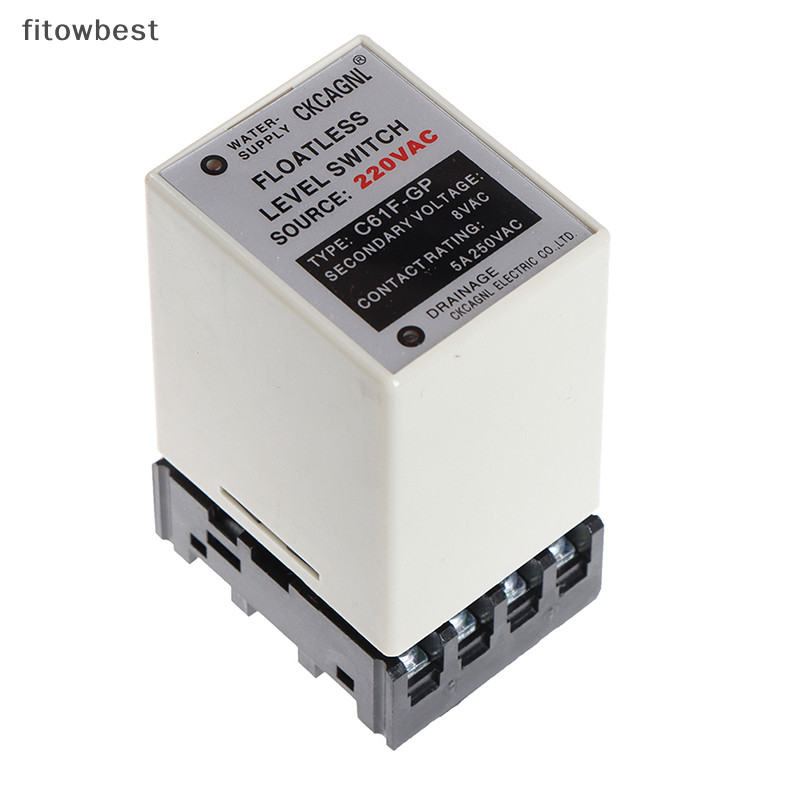 Fbth C61F-GP AC220V Level Relay Floatless Level Switch Level Level Controller พร ้ อมฐาน QDD ...