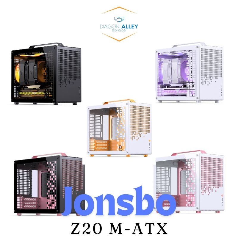 CASE (เคสคอมพิวเตอร์) JONSBO Z20 M-ATX (พัดลม ARGB 3ตัว) | Shopee Thailand