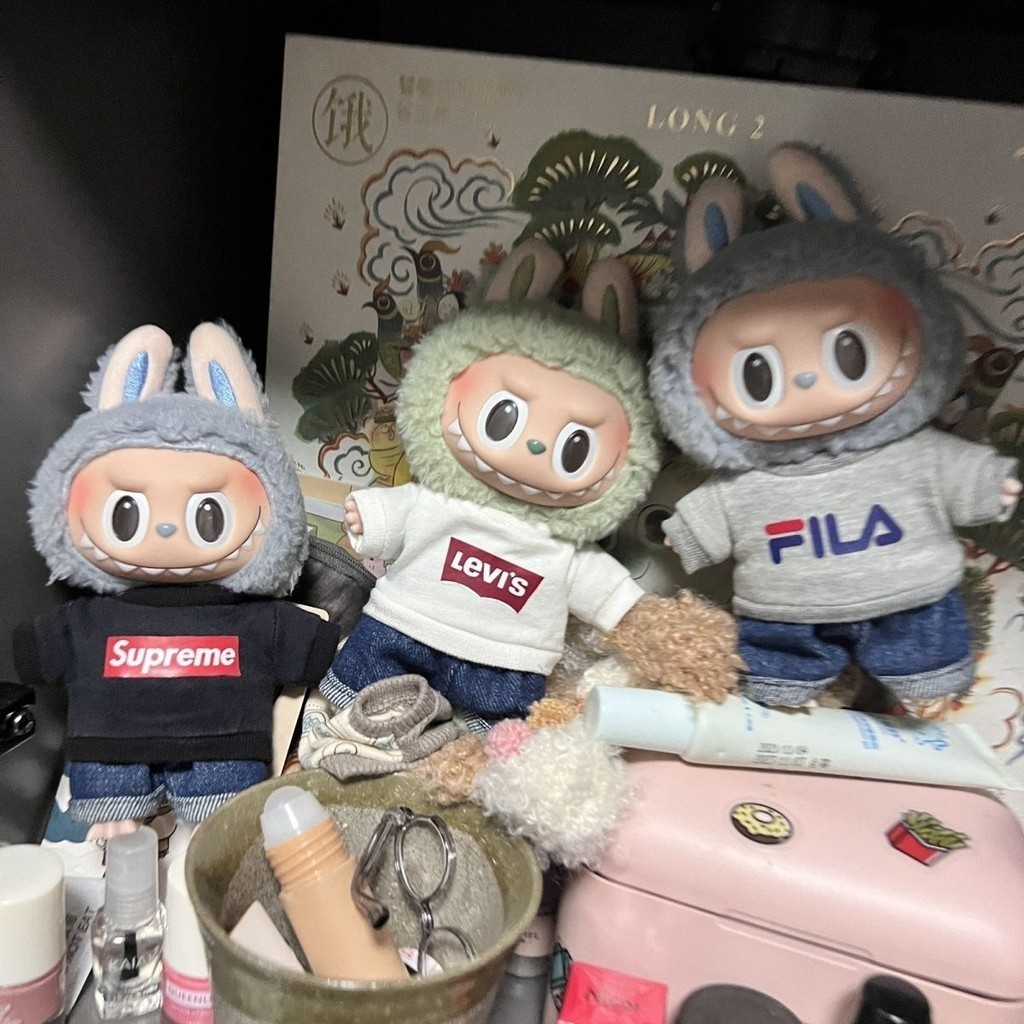 [Labubu Baby Clothing] Labubu ชุดเสื้อผ้า ผ้าฝ้ายไวนิล 20 ซม. 15 17 ซม. ...