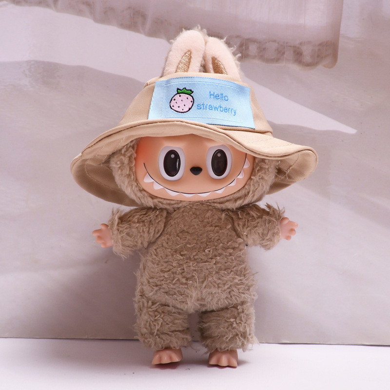 หมวกแฟชั ่ นน ่ ารักสําหรับลาบูขนาด 17 ซม[for labubu/upsetduck/baoao ...