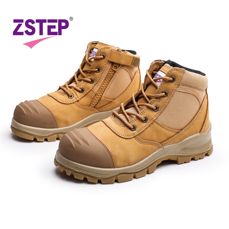 ZSTEP รองเท้านิรภัย Safety shoes รองเท้าหัวเหล็ก รองเท้าทำงานซิปกันน้ำ ...
